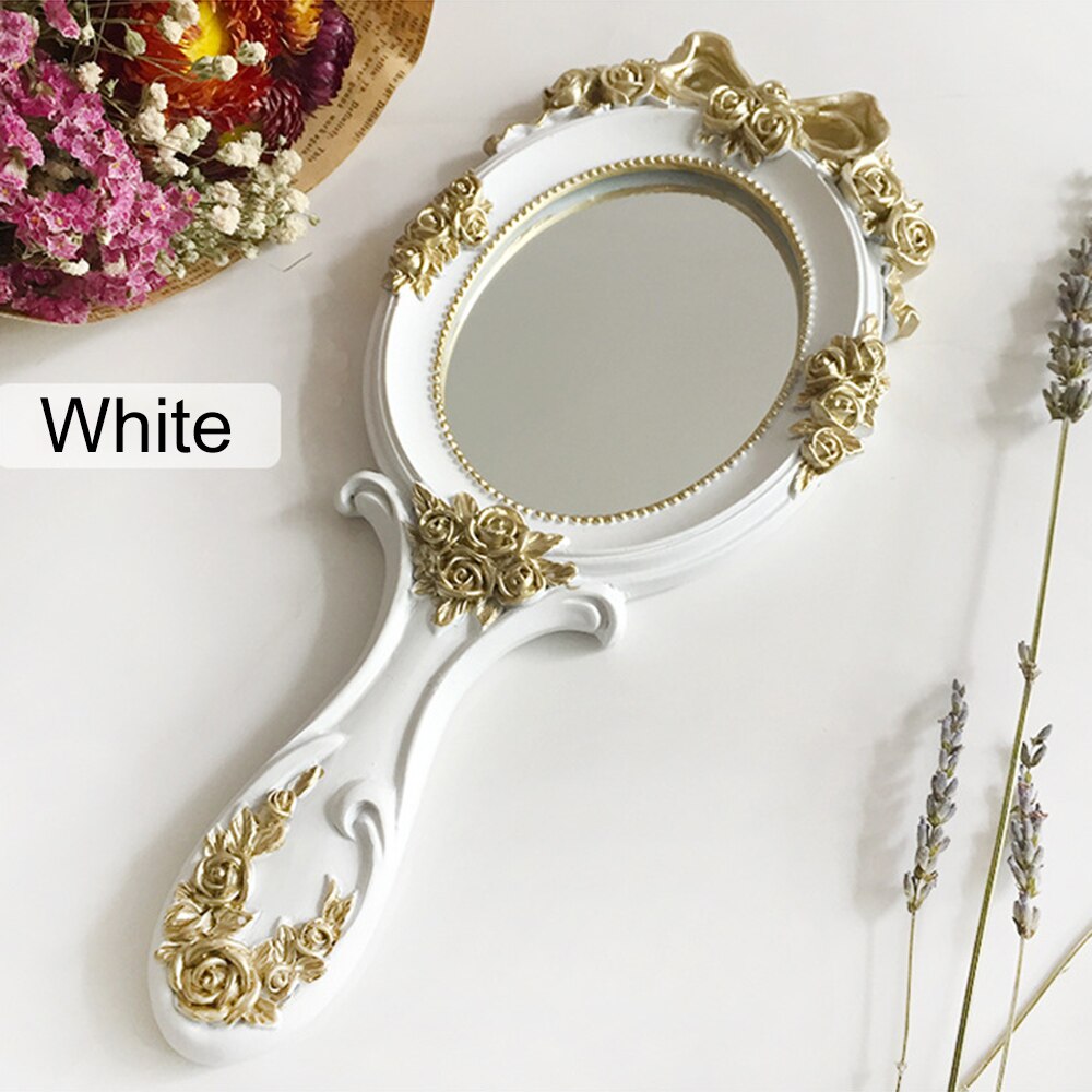 Nordic Silver Plastic Vintage Decorative Mirror st... – Grandado