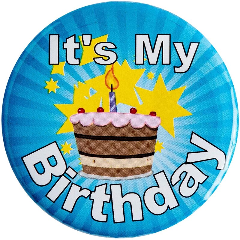 It's My Birthday Button Happy Button - Party B... – Vicedeal