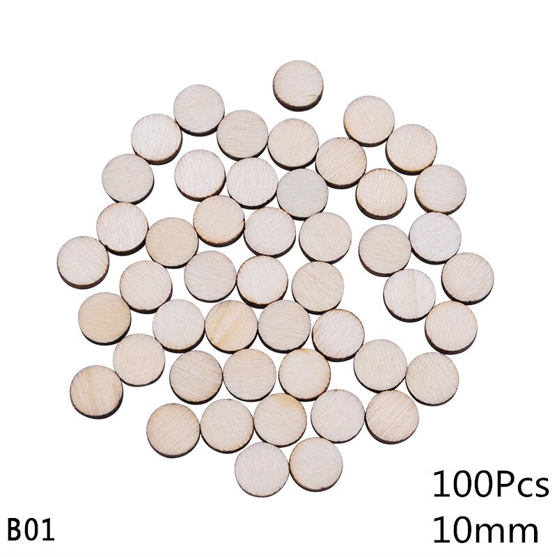 Natuurlijke Blanco Ronde Hout Plakjes Cirkels Unfi... – Grandado
