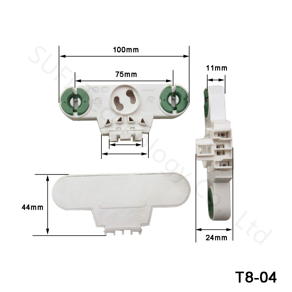 10 stks T8 lamp Voet G13 fluorescerende voet Lamph... – Vicedeal
