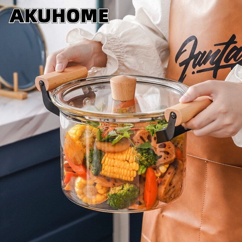 Hoge Borosilicate Transparante Pot Grote Capacitei... – Vicedeal