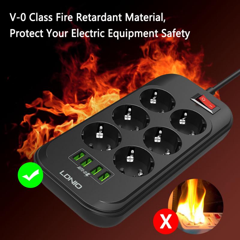 In Stock EU Plug Smart Electrical Socket Extension... – Grandado