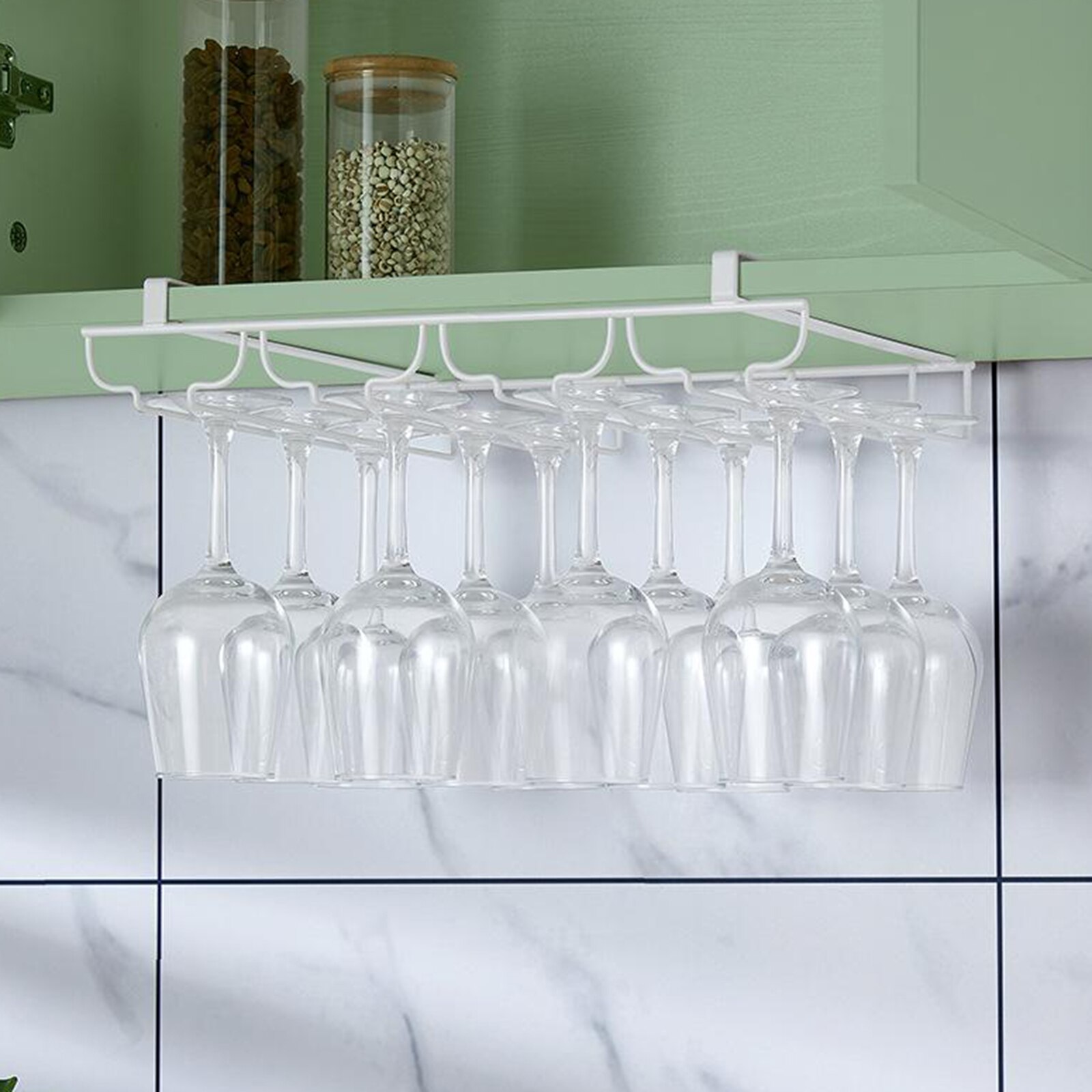 Wijn Glas Rack, Onder Kast Glaswerk Wijnglas Houde... – Vicedeal