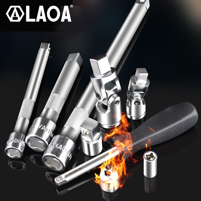 LAOA Socket Joint 1/2"1/4"3/8"Extension Universal ... – Grandado