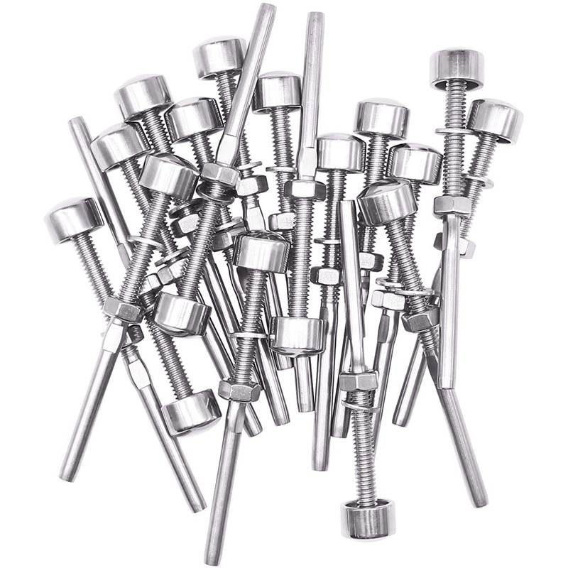 Gtbl 20 Pack Geborsteld Roestvrij Dome End Caps Sw... – Grandado