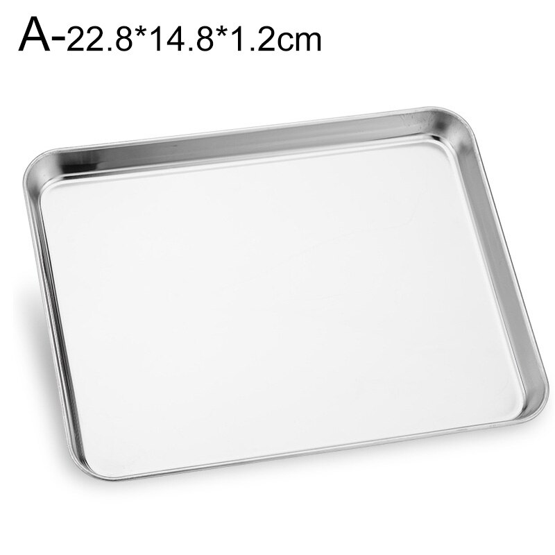 Stainless Steel Rectangle Food Storage Trays Steam... – Vicedeal