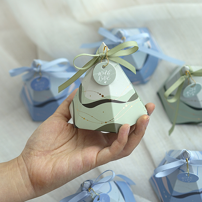 Pyramid Chocolate Candy Box Baby Shower Wedding Fa... – Grandado