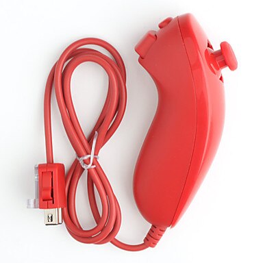 RED Left Hand Remote Wired Nunchuk Controller For ... – Grandado