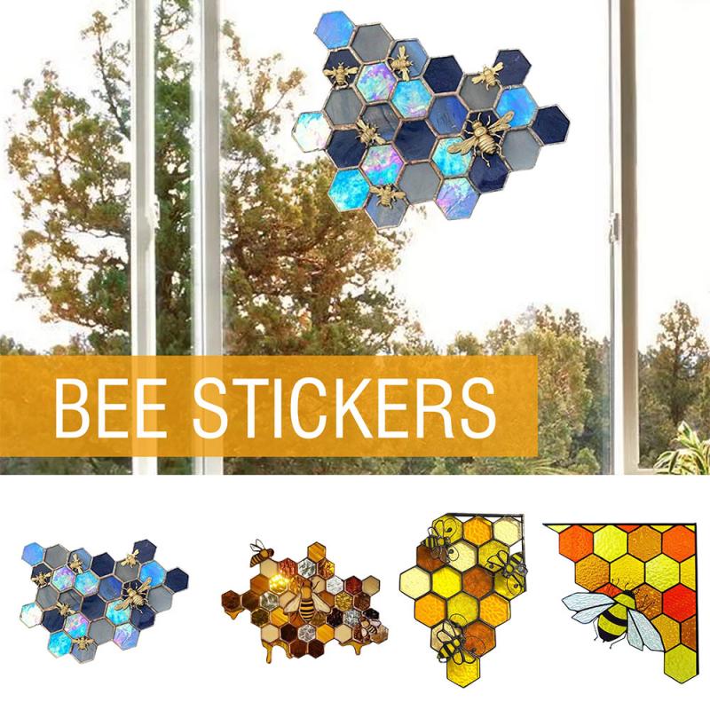 Bee Hive Cartoon Sticker Home Window Wallpaper Dec... – Grandado