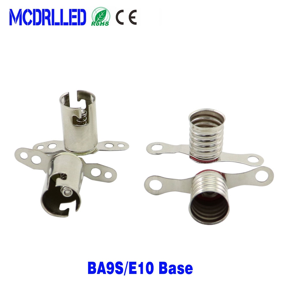 Mcdrlled e10 bas lamphållare långa ben led-lampor... – Vicedeal