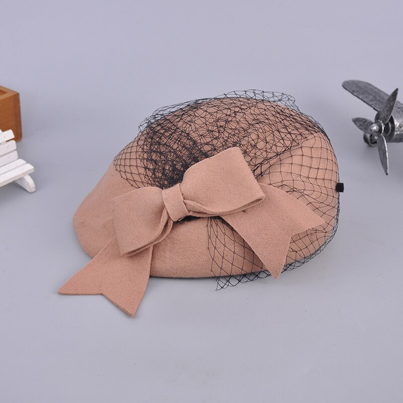Female Wedding Banquet Headwear Lady Veil Bowknot ... – Vicedeal