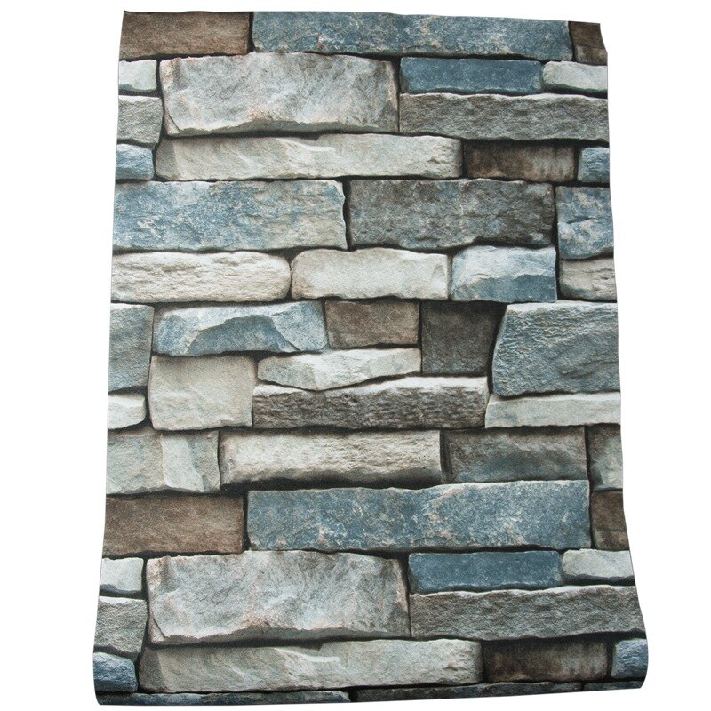 3D Simulatie Baksteen Patroon Baksteen Behang Retr... – Vicedeal