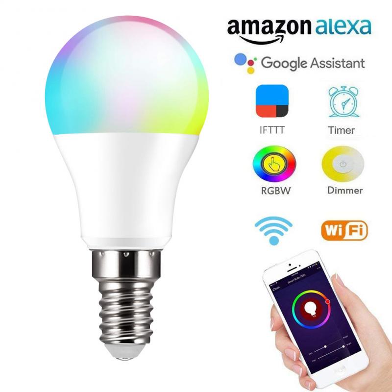 E14 10W Slimme Lamp Alexa Google Afstandsbediening... – LovingPrices