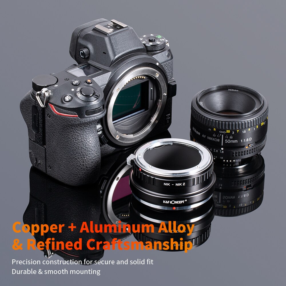 K&F Concept Nik-Nik Z Nikon F Lens to Z Mount ... – Grandado