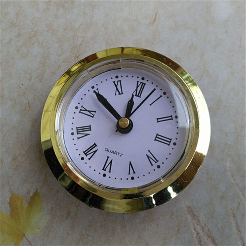 5PCS Gold Rim Diameter 50MM Insert Quartz Clock fo... – Vicedeal