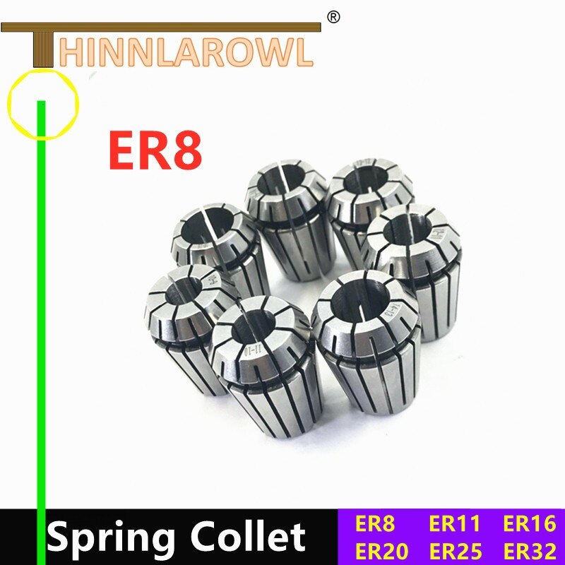 Spring Collet Precision Collet Chuck Set ER8 ER16 ... – Grandado