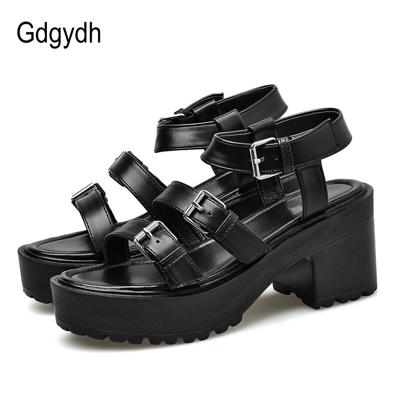 Gdgydh Buckle Gladiator Sandals Women High Heels S... – Vicedeal Gdgydh Buckle Gladiator Sandals Women High Heels S... – Vicedeal