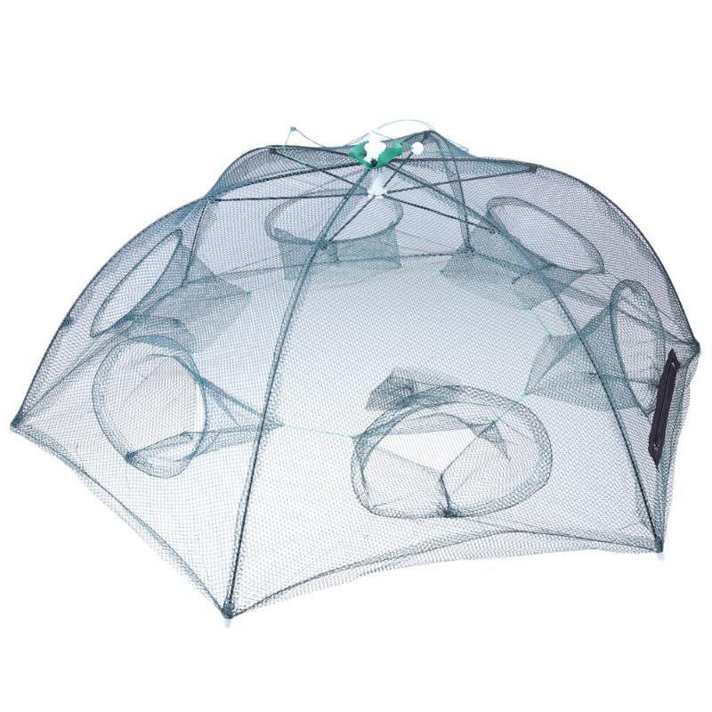 6 löcher Fischernetz Falten Fänger Panzer Falle Ch... – Grandado