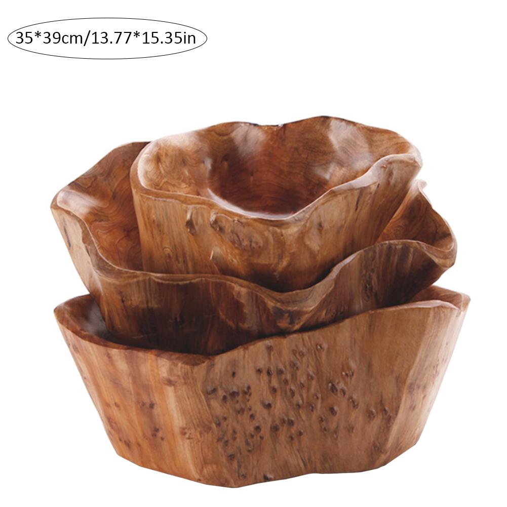 Household Fruit Bowl Wood Multigrain Wooden Candy ... – Grandado