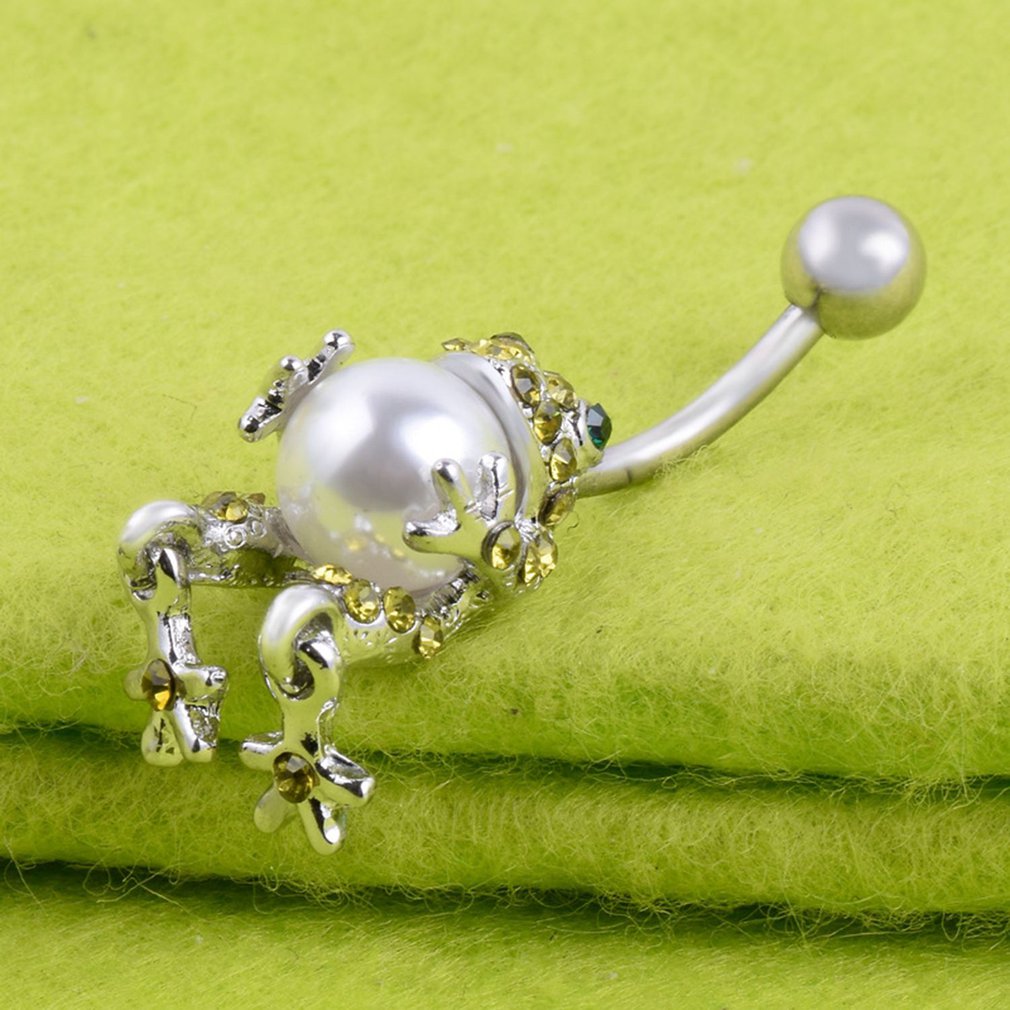 Stainless Steel Animal Dangle Navel Ring Belly Pie... – Grandado