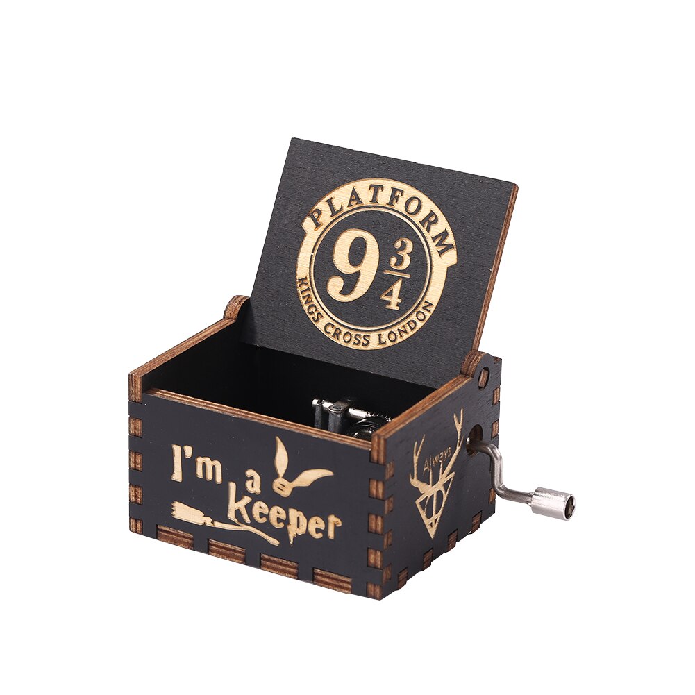 Antique Wooden Carved Music Box Decorative Musical... – Vicedeal