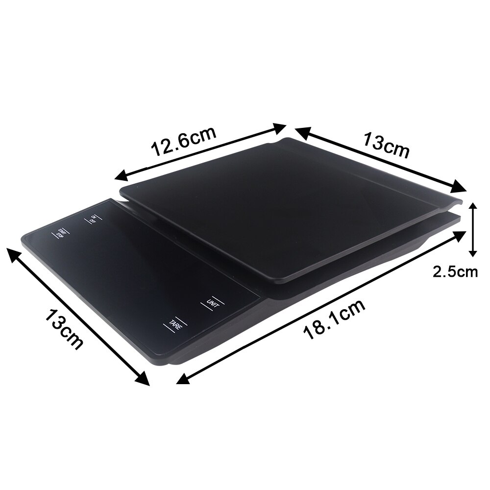Electronic Scales 3000g 0.1g Food Coffee Balance K... – Vicedeal
