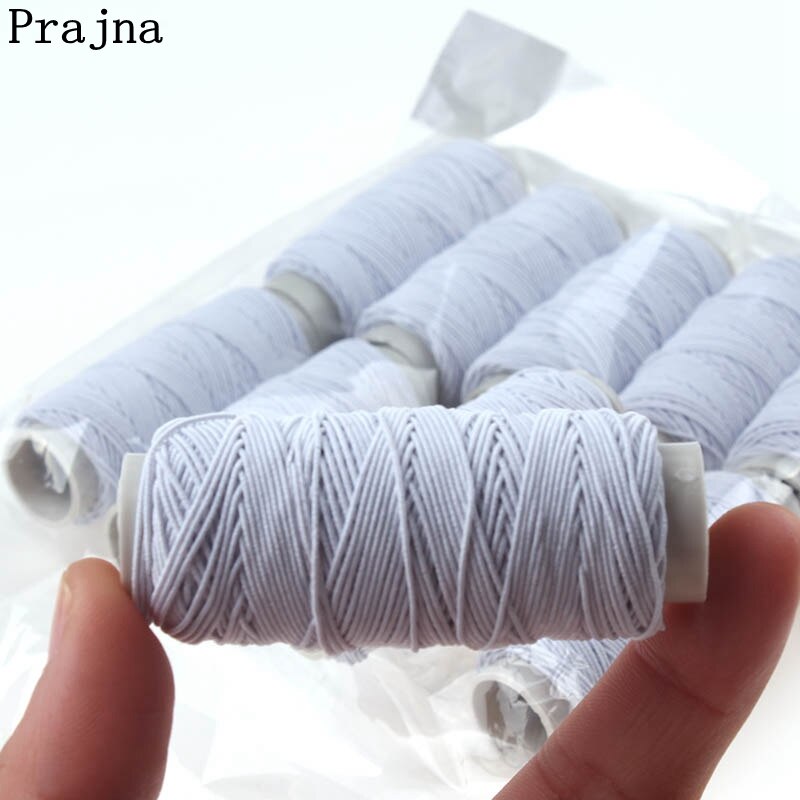 10Roll/Set Witte Elastische Draad Industriële Naai... – Grandado