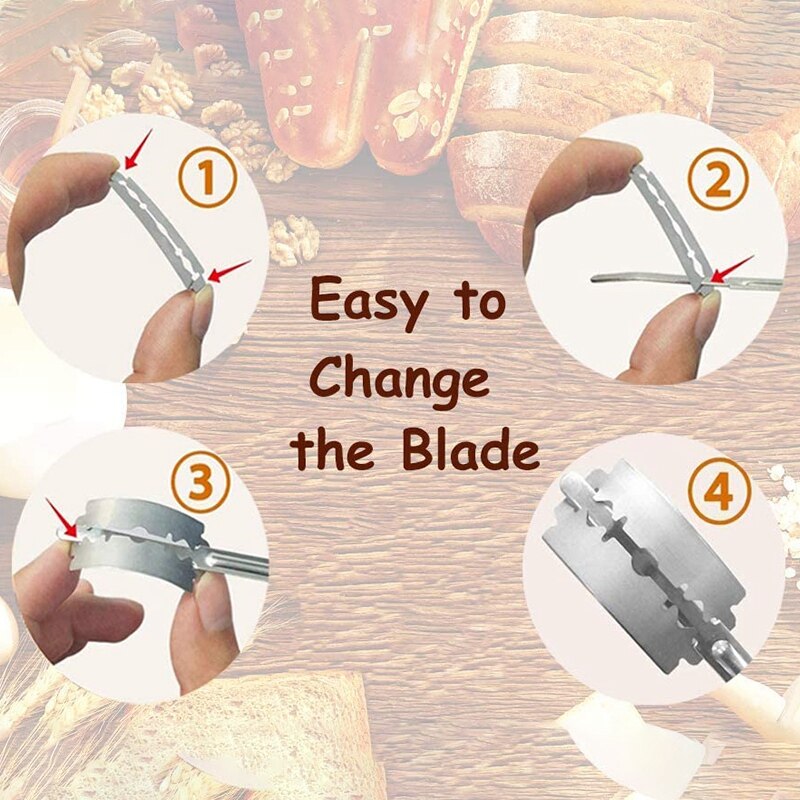 Danish Dough Whisk Large, Bread Lame for Scoring S... – Grandado