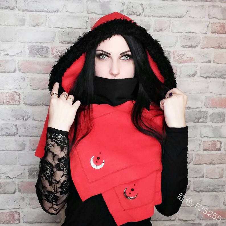 Medieval Women Retro Gothic Hooded Shawl Coat Witc... – Vicedeal