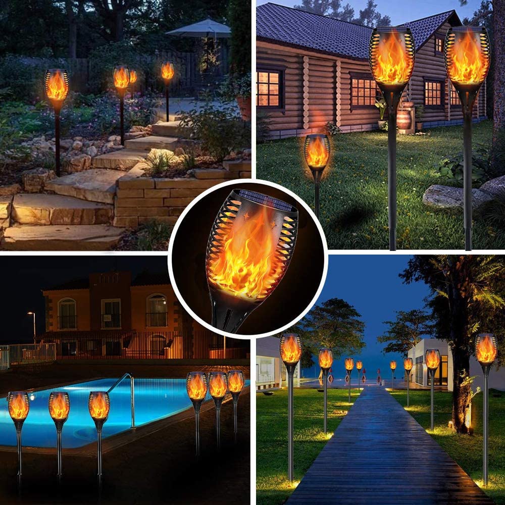 Solar Light Control Solar Flamme Licht Dance Flamm... – Vicedeal