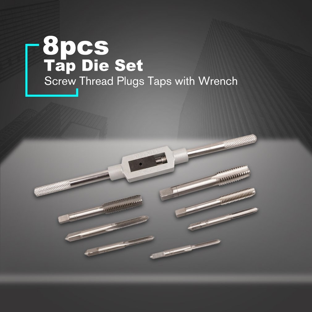 8pcs/set Metric Metal HSS Tap Die Set M3 M4 M5 M6 ... – Vicedeal