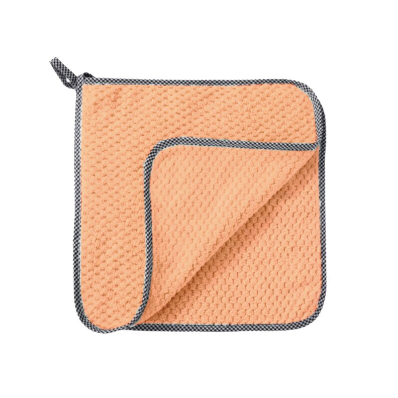 1/4Pcs Kitchen Towels Dishcloths Non-stick Oil Thi... – Grandado