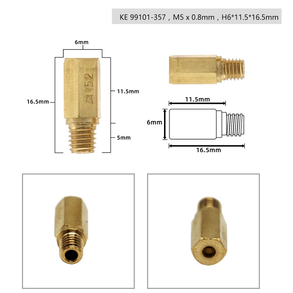 Alconsta -10 Pieces Main Jet For Keihin OKO KOSO P... – Grandado