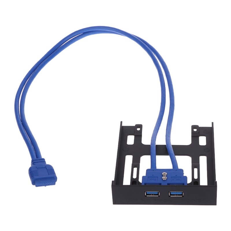 20 Pin 3.5" Floppy Bay Front Panel 2 Ports USB 3.0... – Grandado