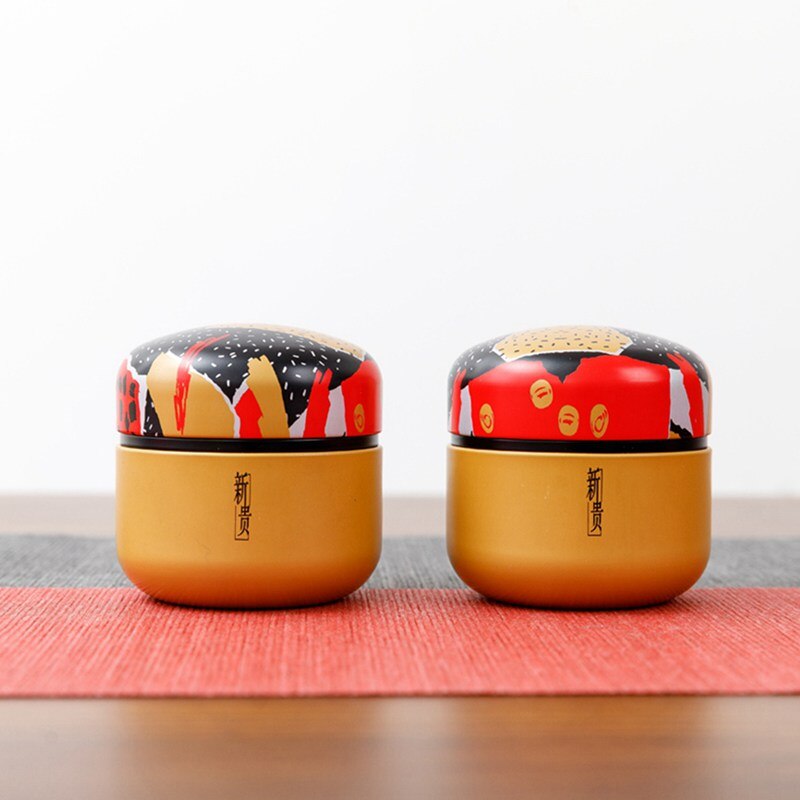 Portable tea cans Chinese style tea storage boxes ... – Grandado