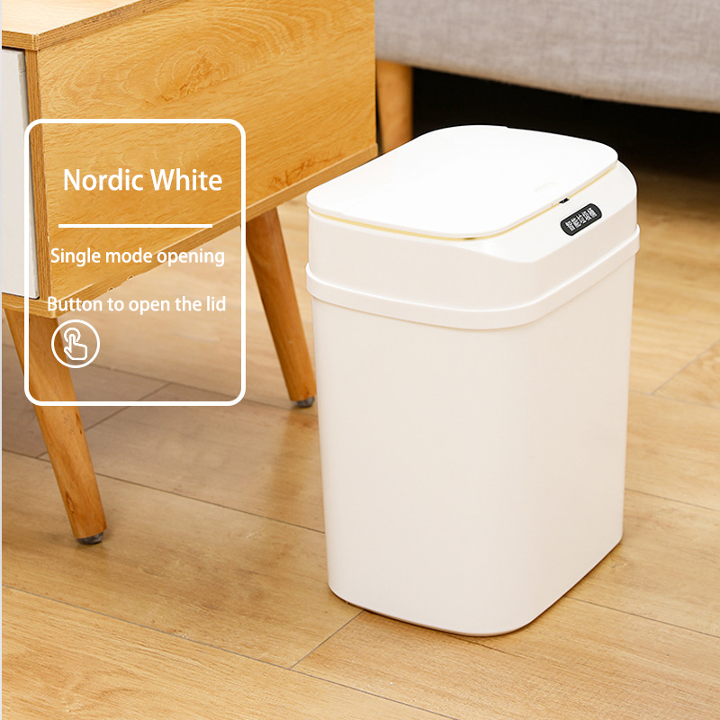 15L Smart Trash Can Bin Automatic Sensor Lid Elect... – Vicedeal