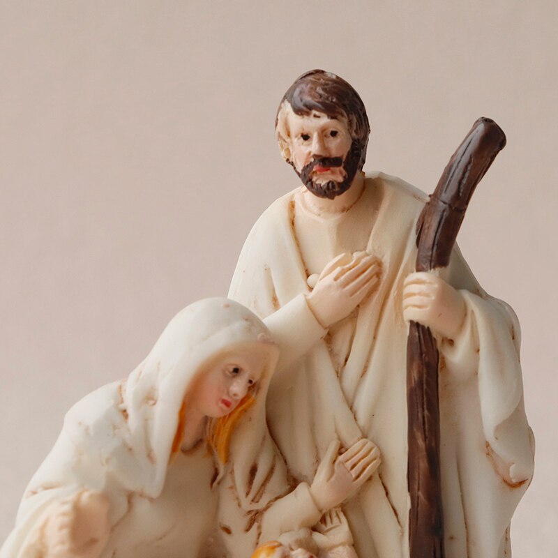 Christmas manger nativity statue ornaments Belen d... – Grandado