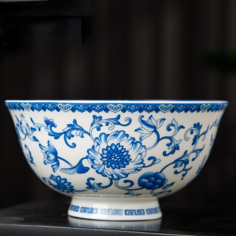 Jingdezhen enamel ceramic bowl Palace luxury bone ... – Grandado
