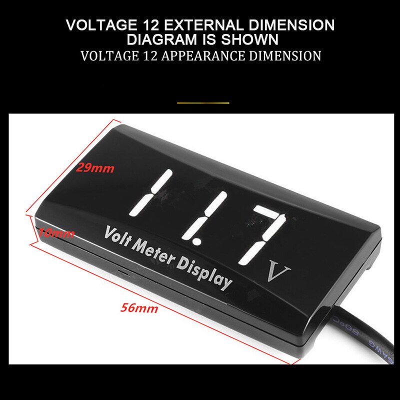 Display Digital LED High Accuracy Voltage Volt Gau... – Grandado