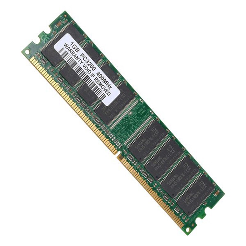 2 Pieces of 1GB DDR1-400MHz PC Desktop Memory PC1-3200 184Pin Non-Ecc ...