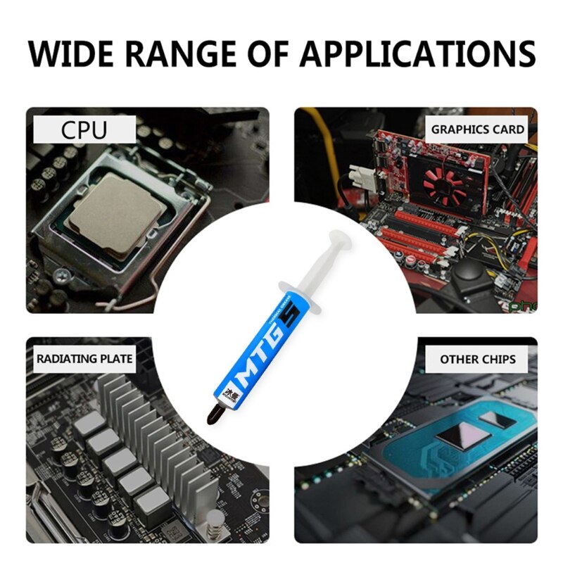 MTG5 / MTG10 CPU GPU Thermal Paste Heatsink Paste ... – Grandado