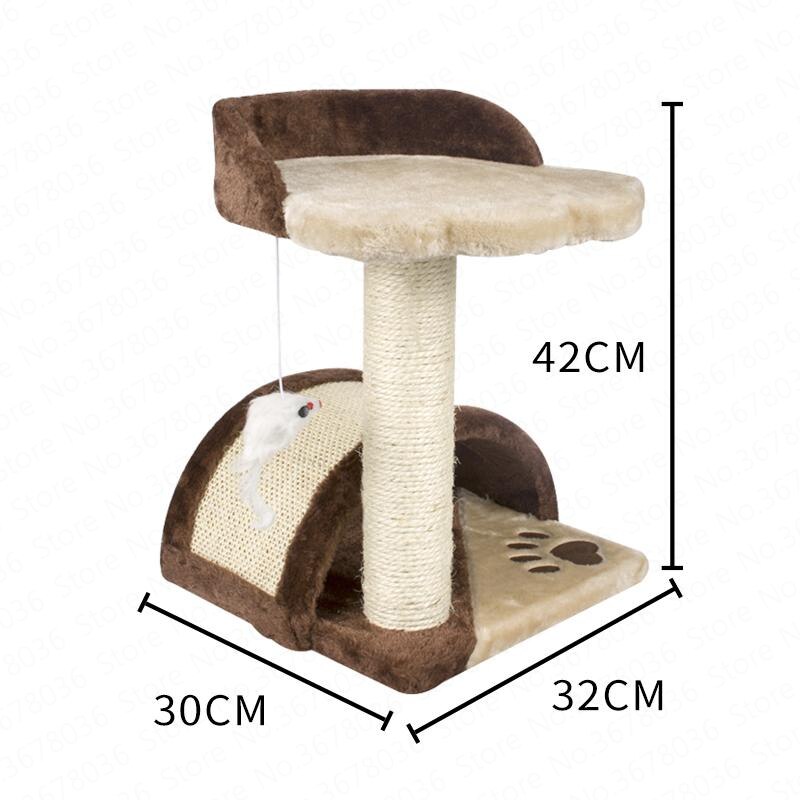 Cat climbing frame grabbing cat tree nest one cat ... – Grandado