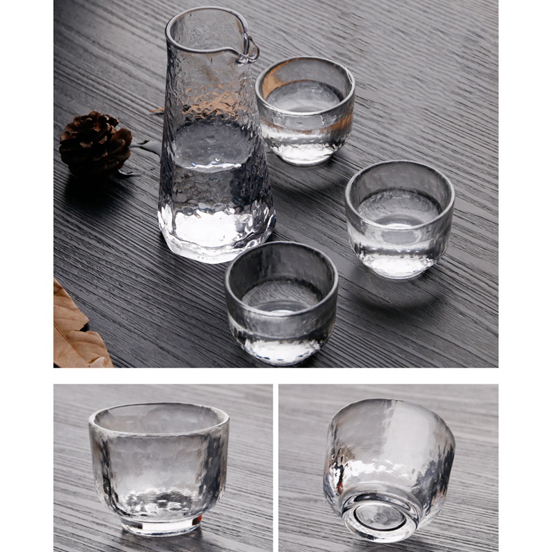 4 Pcs Of Transparent Japanese Sake Jug ,One Jug Th... – Grandado