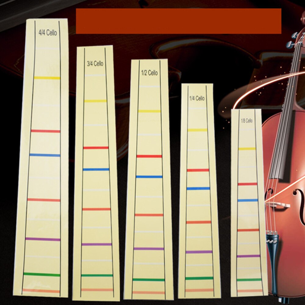 Cello Finger Sticker Practical Fret Fingerboard La... – Grandado