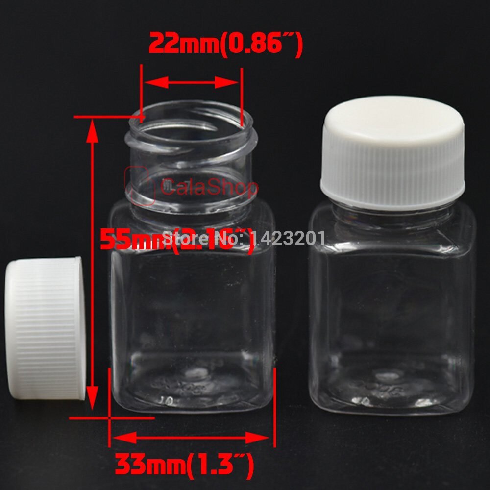 10 Pcs / Lot 30ml Empty Plastic Sample Vial Storag... – Vicedeal