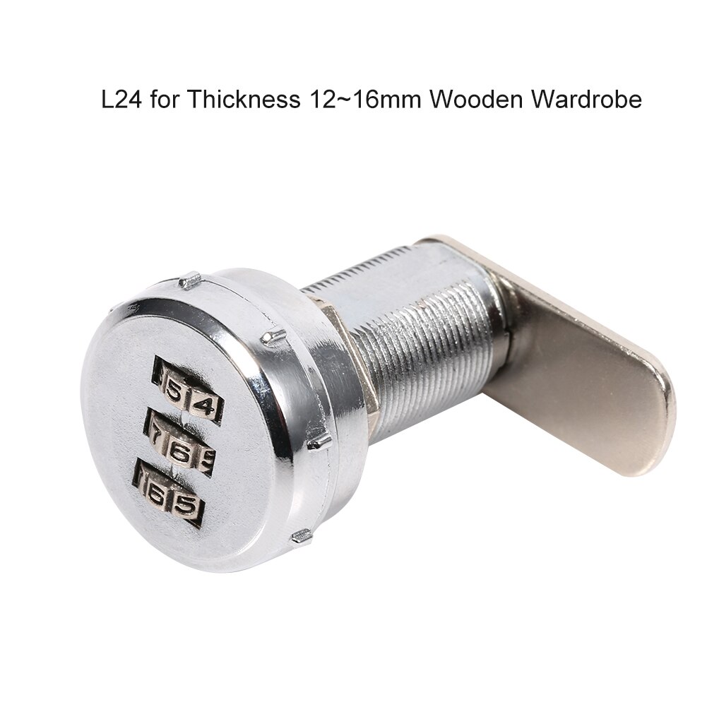 3 Digit Combination Cam Cabinet Silver Zinc Alloy ... – Vicedeal
