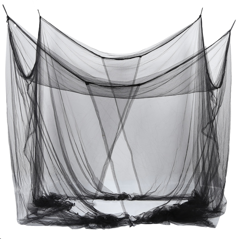 4-Corner Bed Netting Canopy Mosquito Net for Queen... – Grandado
