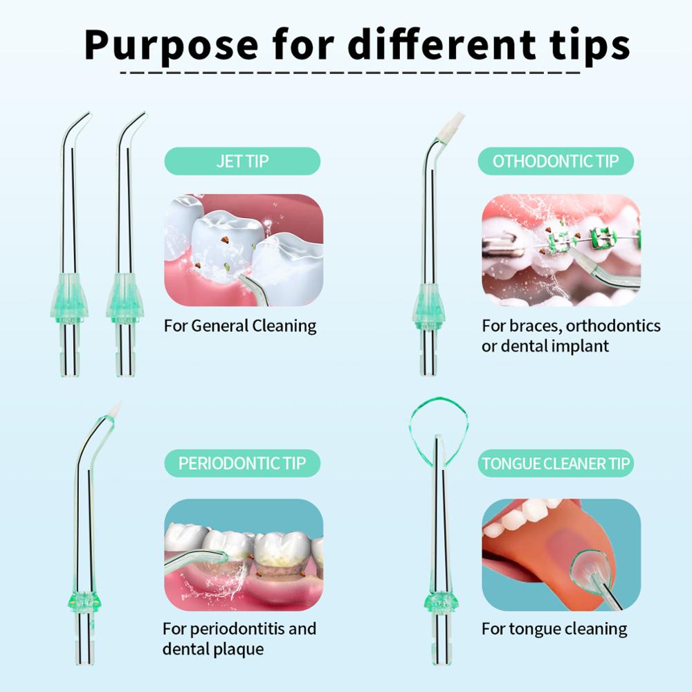 H2ofloss Compact Dental Floss Irrigator, Travel Si... – Vicedeal