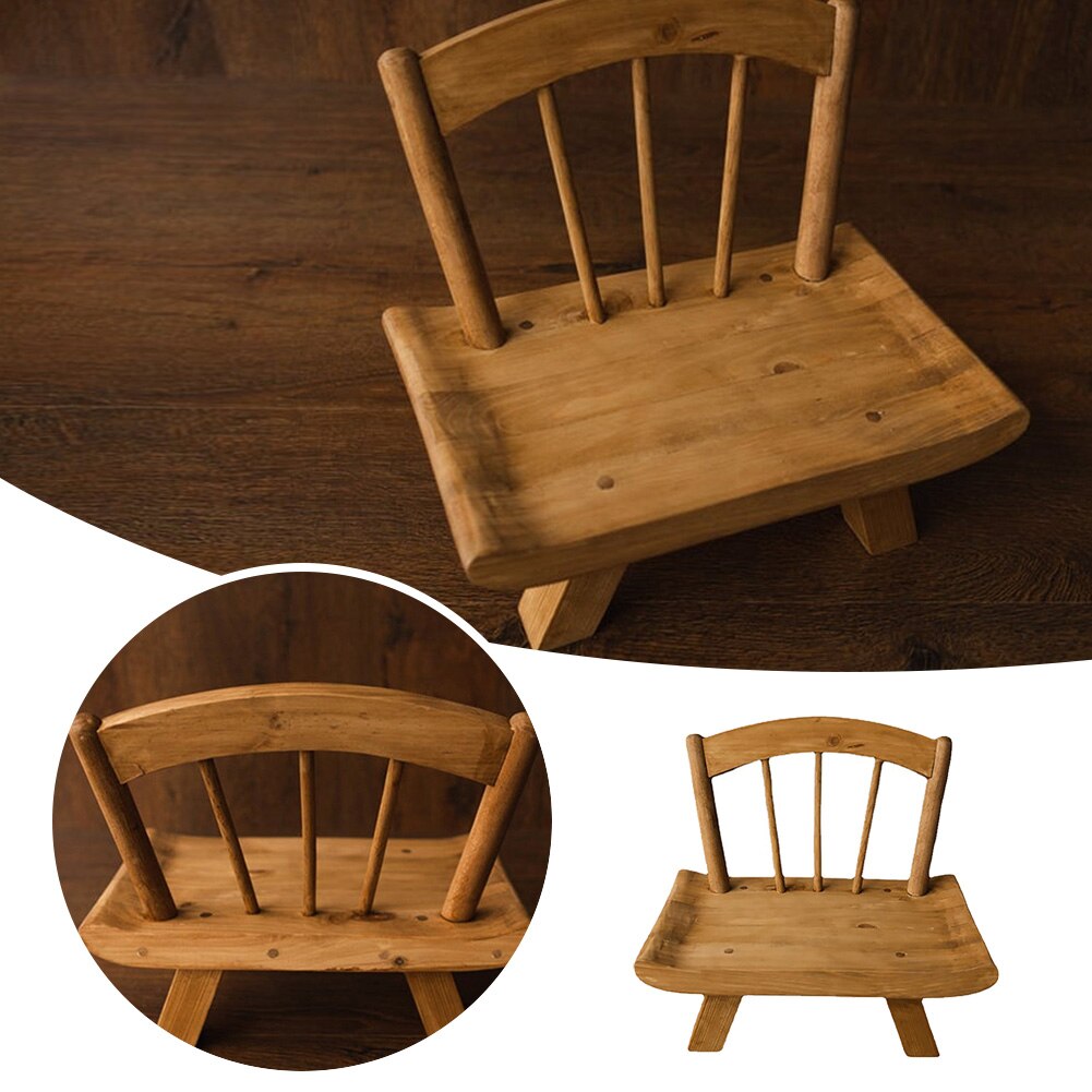 Baby Photography Chair Wooden Posing Props Small C... – Grandado