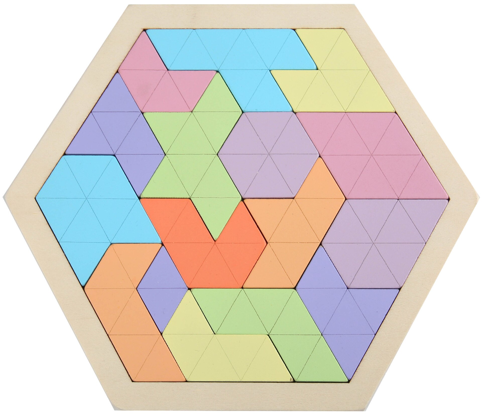 Houten Puzzel Board Honingraat Type Kleuterschool ... – Vicedeal